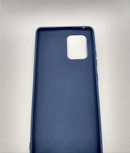 Чехол-накладка Samsung Galaxy A91 Синий