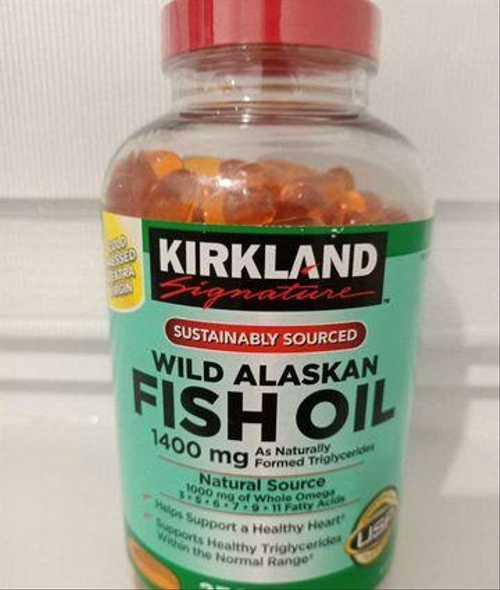 230 капс Wild Alaskan Fish Oil Омега 3,5,6