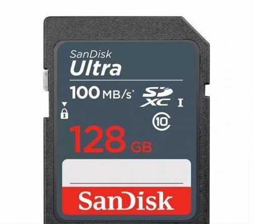 Карты памяти SanDisk Ultra sdxc Class 10 UHS-I 128