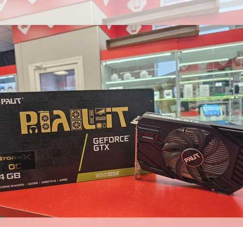 Видеокарта Palit GeForce GTX 1650 Super StormX 4GB