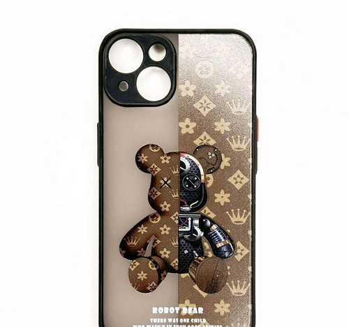 Чехол с принтом в стиле Bearbrick iPhone 14