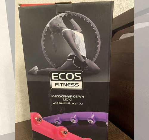 Массажный обруч ecos fitness