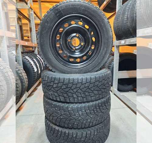 Колеса в сборе на штампованных дисках 195/60R15