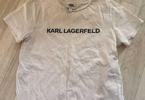Karl lagerfeld футболка 6-8 лет нюанс бу