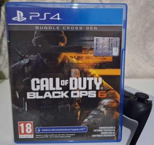 Диск на PS 4. PS 5. Call of duty black ops 6