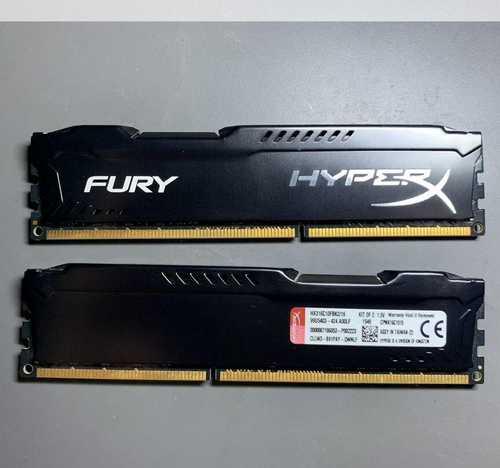 Оперативная память ddr3 hyperx fury BlackEdition