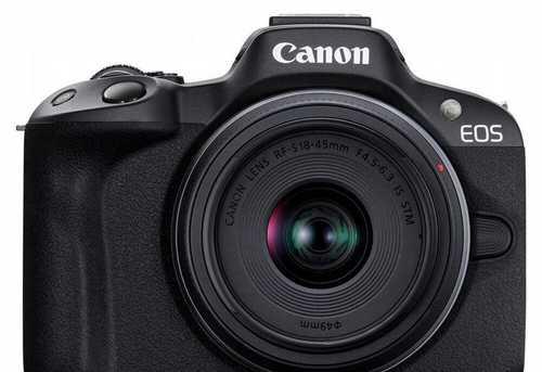 Фотоаппарат Canon EOS R50 RF18-45mm IS STM Новый