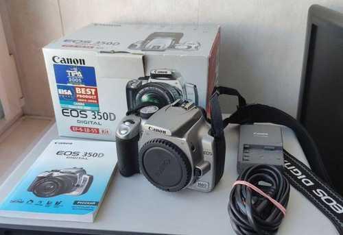 Canon EOS 350D body серебристый (отл.сост)