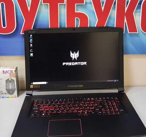 Acer Predator Helios 17" IPS, GTX 1060 6gb,в идеал