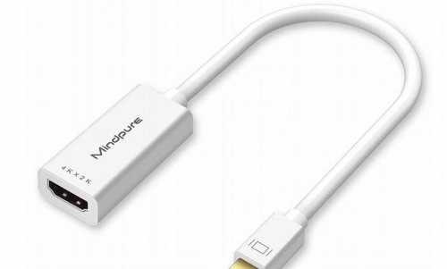 Переходник адаптер Mini DisplayPort (M) - hdmi (F)