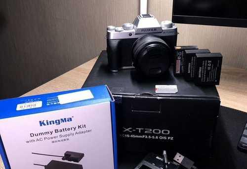 Fujifilm X-T200 KIT XC 15-45 + допы