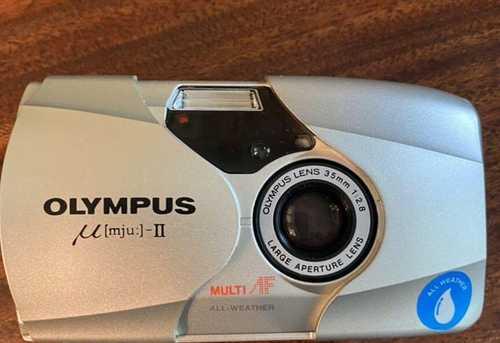 Плёночный фотоаппарат Olympus mju II