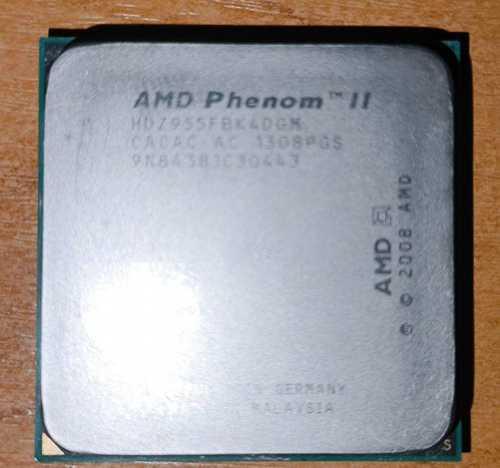 Процессор Amd phenom ii x4 955