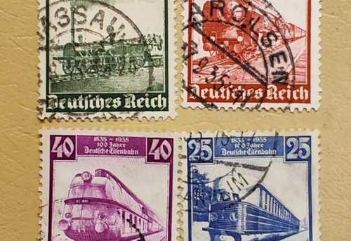Почтовые марки Старой Германии. 1935г