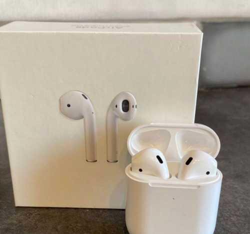 Беспроводные наушники apple airpods 2