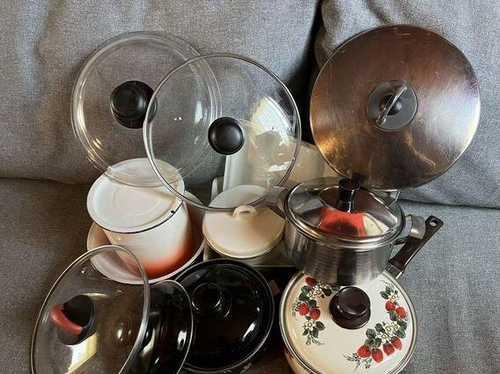 Эмалированная посуда СССР,чайник ковши кружка и д