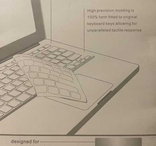 Накладка протектор на клавиатуру MacBook Air/Pro