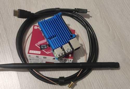 Raspberry pi 4 4gb sd + hdmi + wifi антена