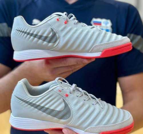 Футзалки Nike Tiempo Legend grey