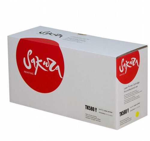 Картридж TK580Y для Kyocera, sakura