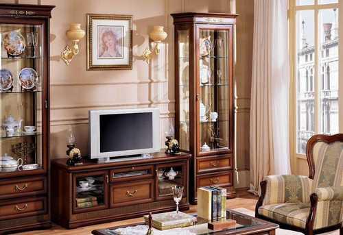 Мебель для гостиной Джоконда орех в стиле классика