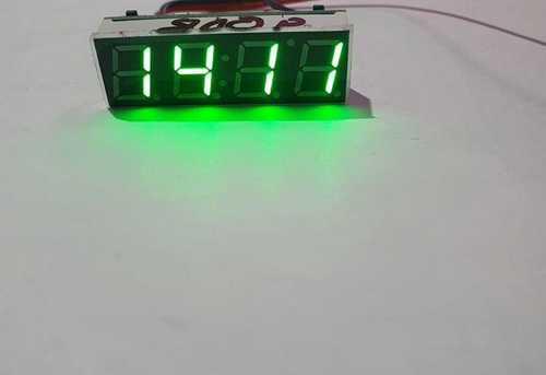 Часы термометр вольтметр 12V