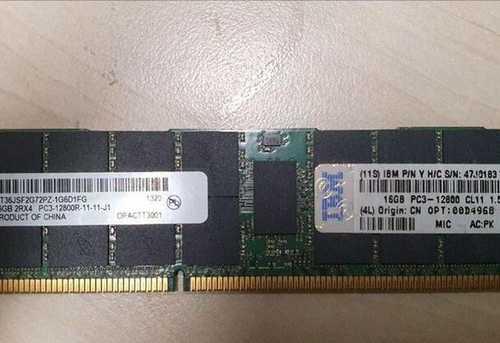 Оперативная память DDR3 16GB 2RX4 PC3-12800R