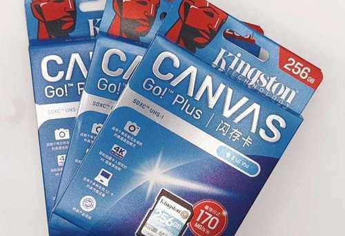Kingston Canvas Go Plus sdxc UHS-I 256Gb Новая