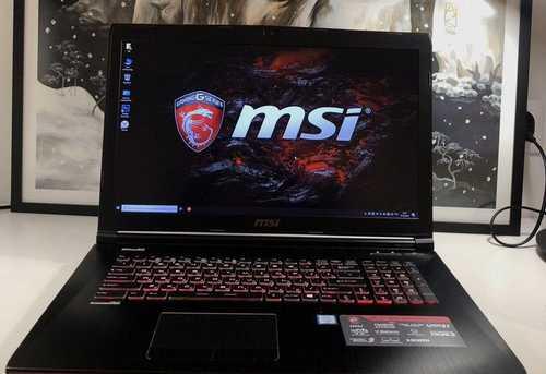 17.3" MSI GE72 2QC Apache, 256 ГБ, Core i5-4210H, RAM 8 ГБ, GeForce GTX 960M 2 ГБ