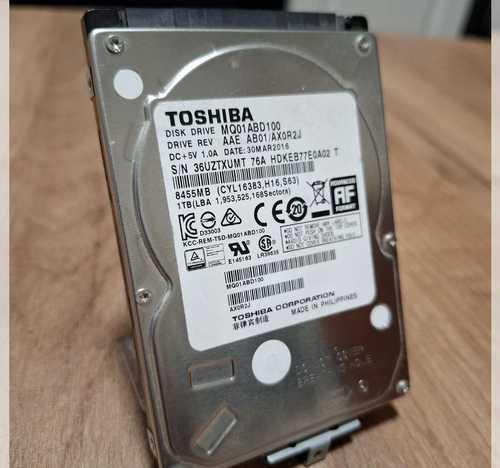 Жесткий диск HDD 1Tb Toshiba