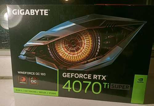 Видеокарта gtx 4070 Ti Super OC Gigabyte Windforce