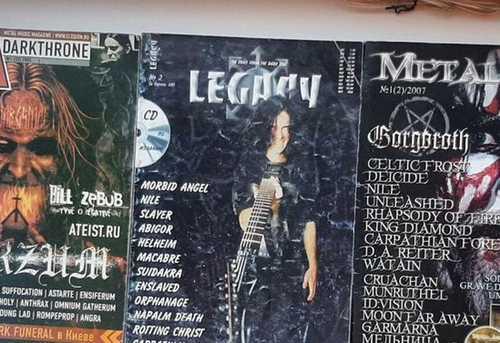 Плакаты журналы рок метал black metal
