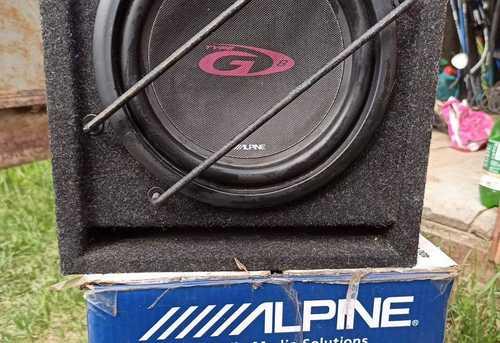 Сабвуфер Alpine sbg 844br