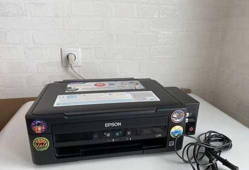 Принтер струйный Epson L210,цветной