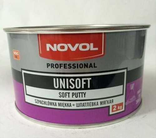 Шпатлевка мягкая 1,8кг Novol Unisoft 1155 Novol