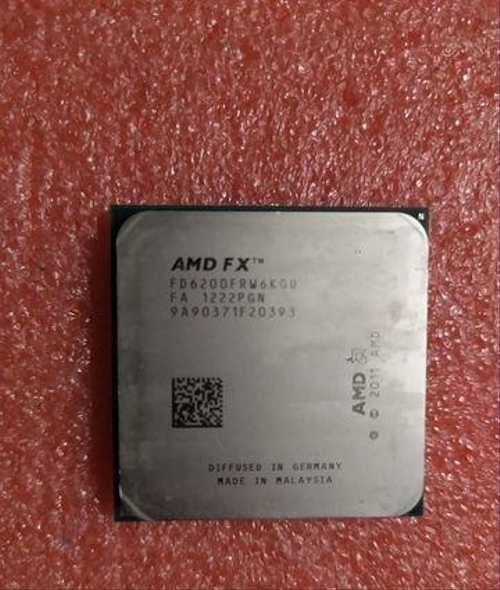 AMD FX-6200 Zambezi AM3+ 6 x 3800 мгц с гарантией