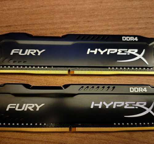 Kingston HyperX Fury ddr4 16gb (комплект 2x8Gb) 26