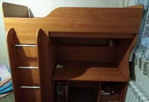 Кровать + письменный стол + шкаф + матрас
