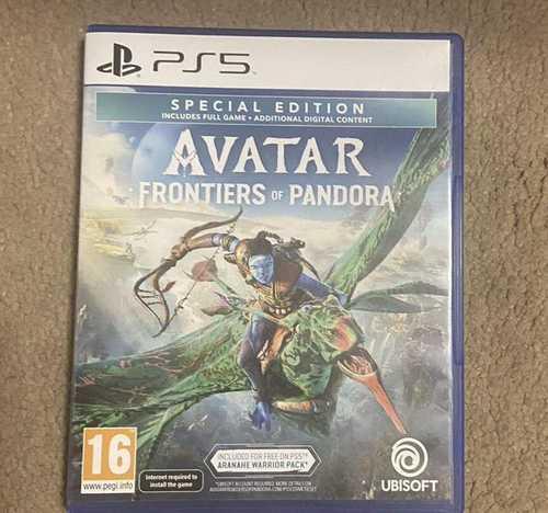 Диск Avatar frontiers of pandora для ps5