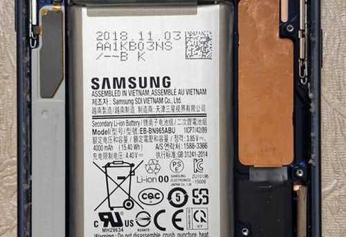 Дисплейный модуль Samsung Note 9 работает + Аккум