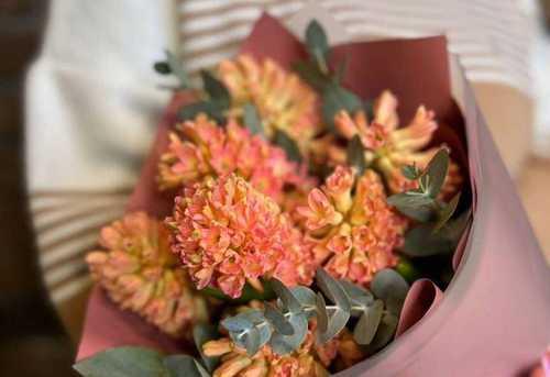Букет гиацинтов цветы
