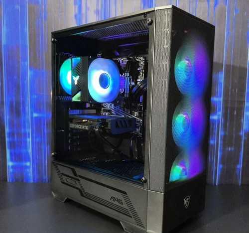 Системный блок i3-12100F+RX 7600 Radeon
