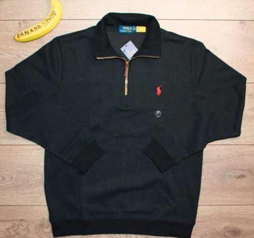 Polo Ralph Lauren джемпер полузамок черный (Арт.47219)