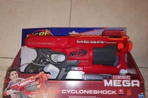 Игрушки nerf cycloneshock mega