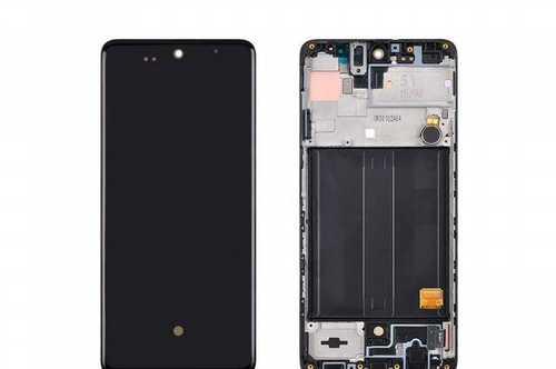 Дисплей Samsung SM-A515F/DS черный+рамка Orig