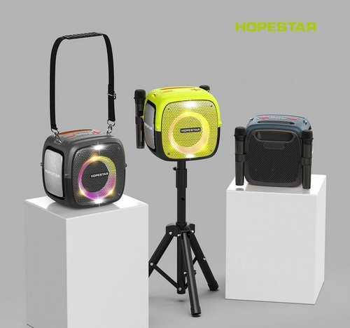 Колонка Hopestar Party One с двумя микрофонами 80W