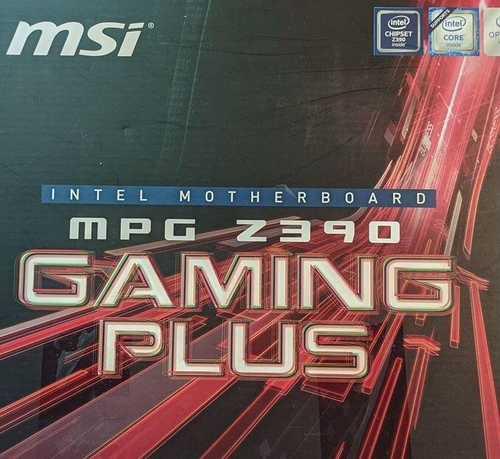 Материнская плата LGA 1151v2 MSI Z390 gaming plus