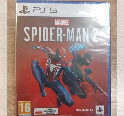 Marvel spider man 2 ps5 новый диск