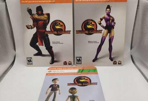 Xbox 360 Mortal Kombat коды на костюмы и аватар