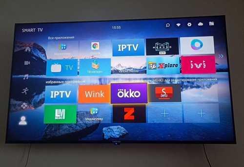 Телевизор SMART tv hiberg 65 4K TV -UTsr HDR LED